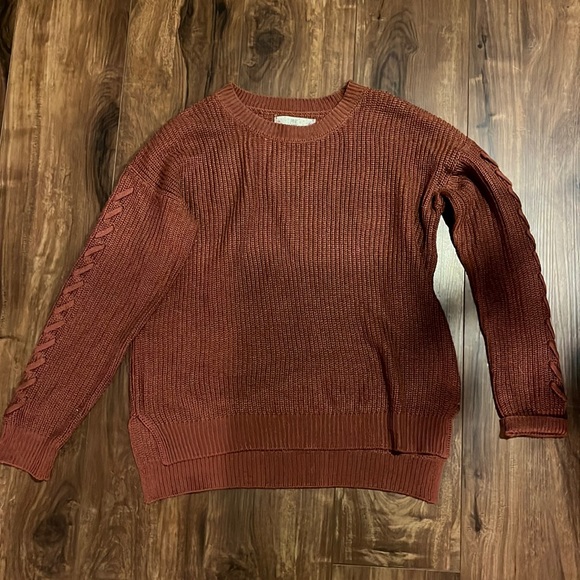 Pink Rose | Sweaters | Pink Rose Rust Colored Sweater | Poshmark